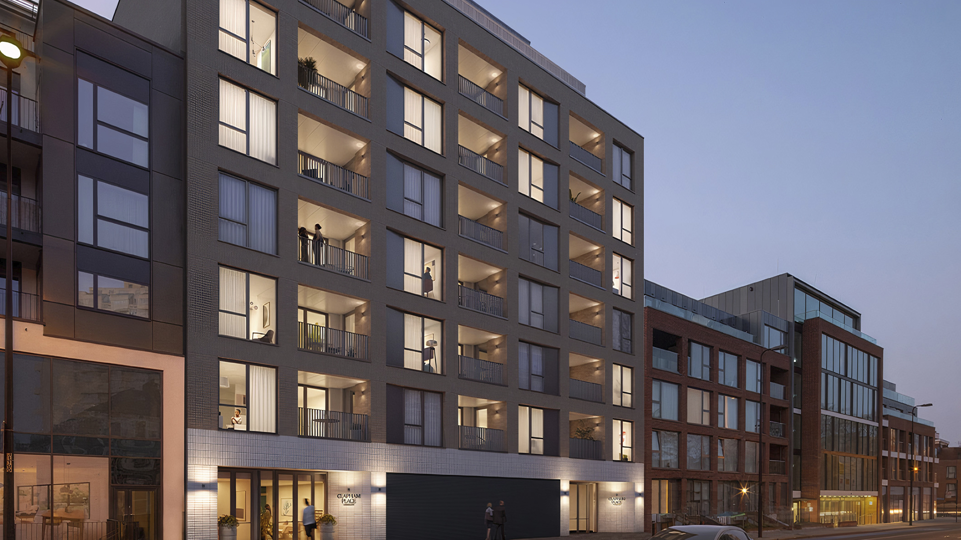 apartment complex clapham